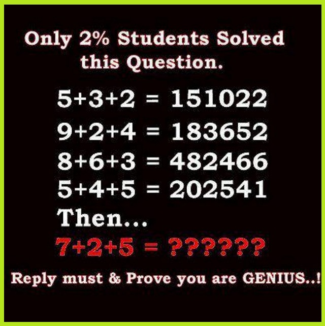 Tough & Hard Excellent Genius Math Puzzles Problems Riddles With ...
